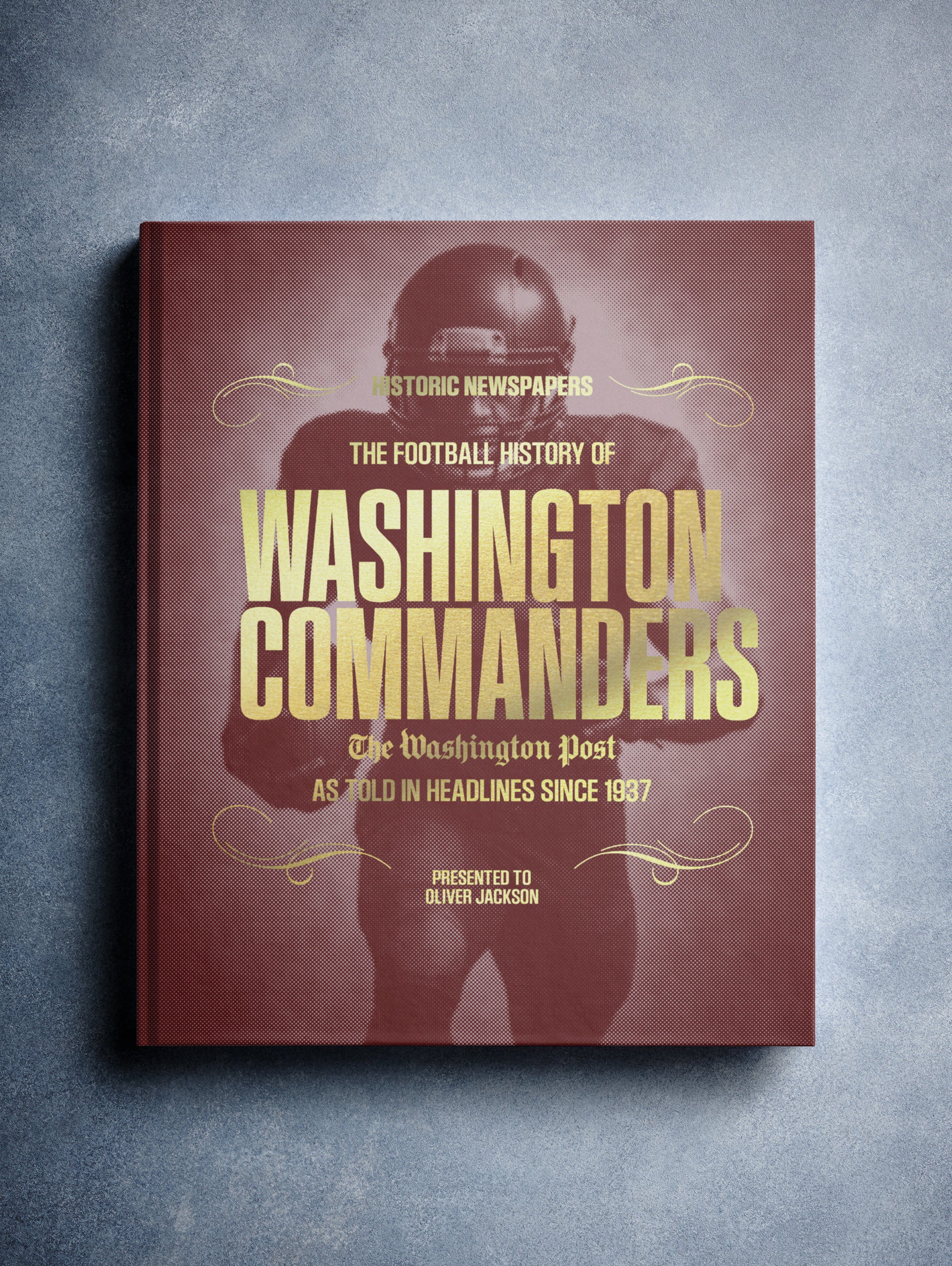 Washington Commanders US Football Book | Historic Newspapers