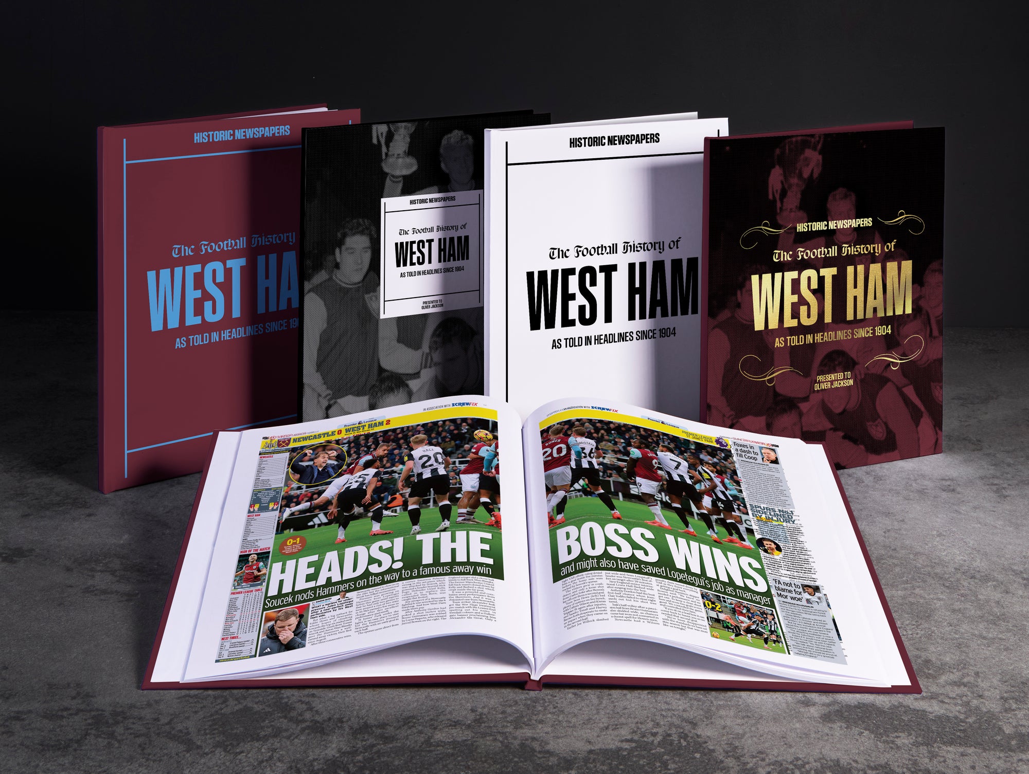 West Ham Gifts: Football History Books | Historic Newspapers