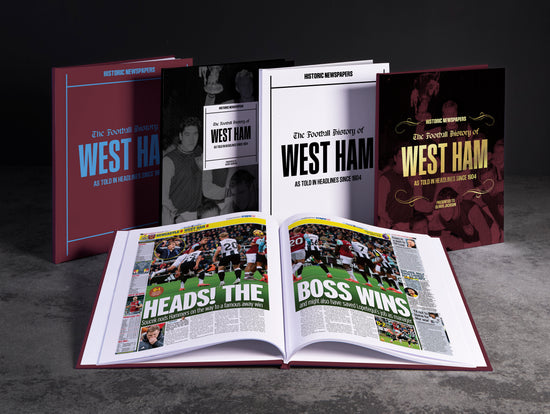 West Ham Gifts: Football History Books | Historic Newspapers