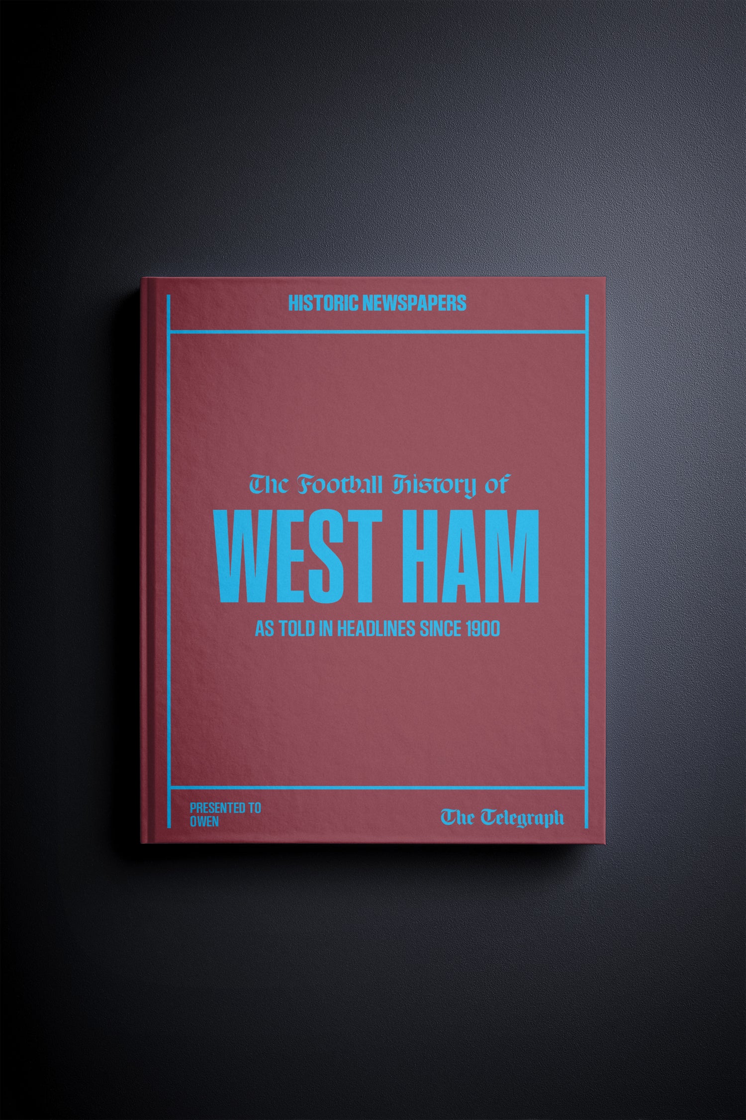 West Ham Football History Telegraph Book | Historic Newspapers