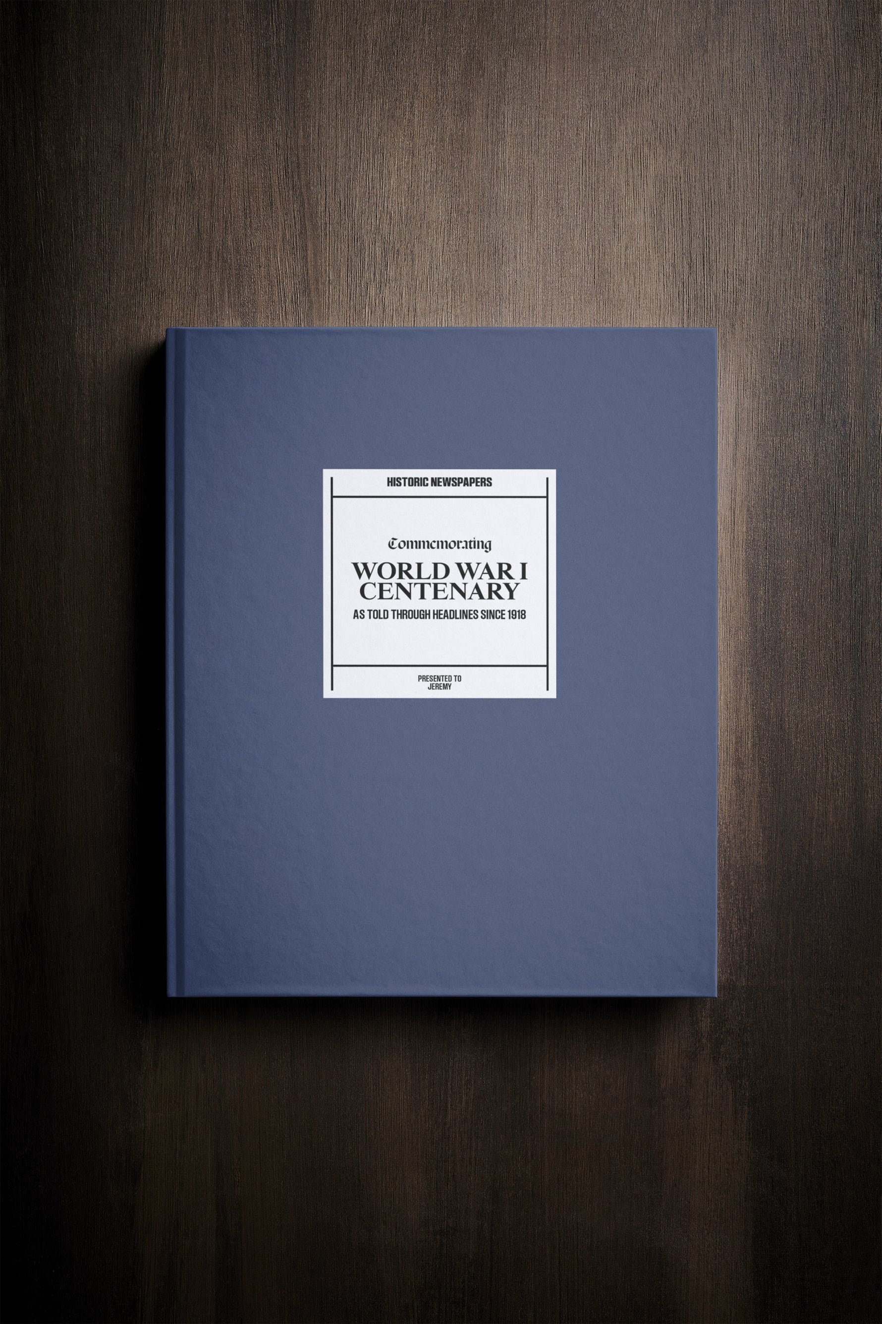 WWI Centenary Commemorative Book | Historic Newspapers