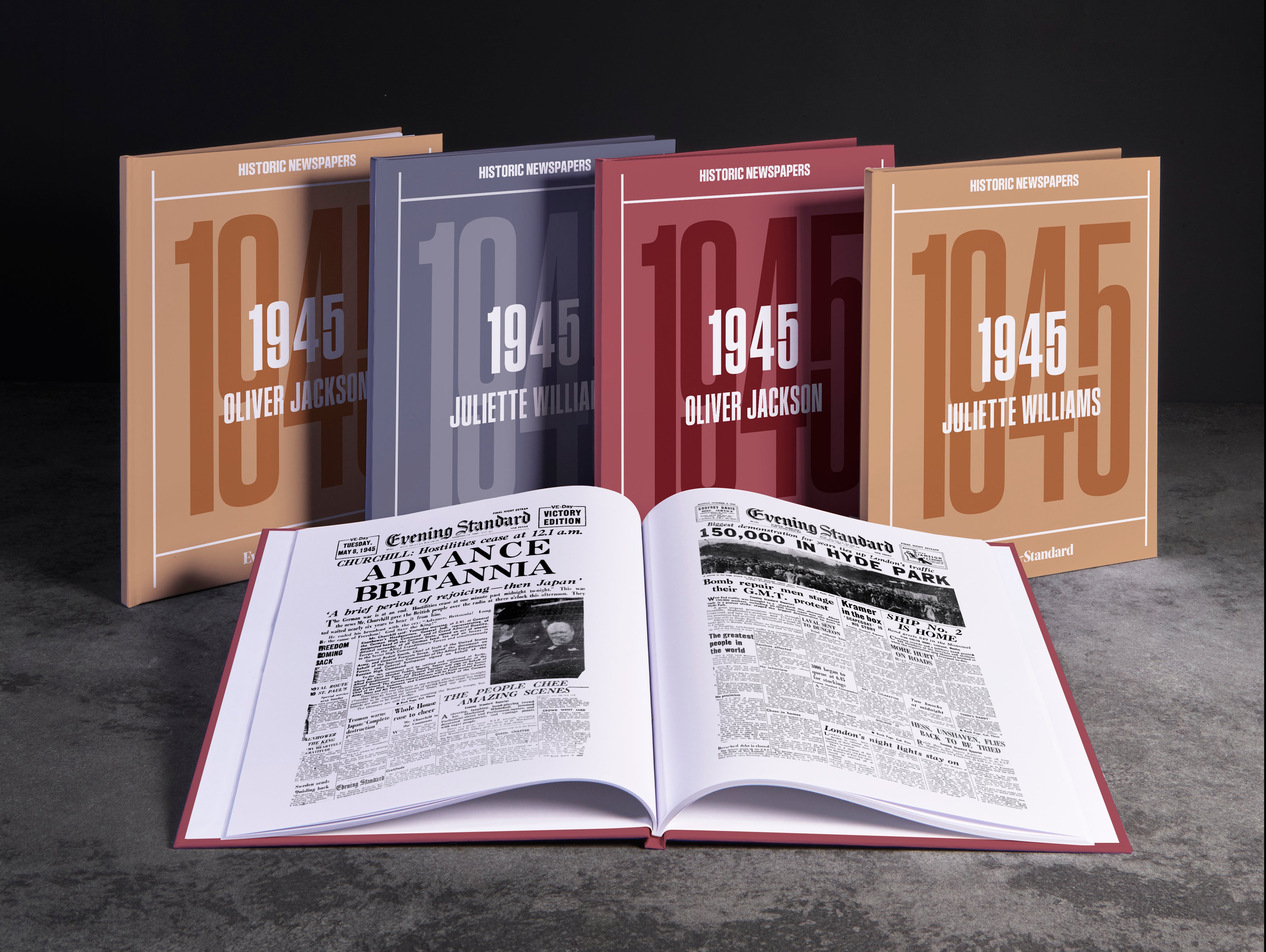 Your Year in Headlines 1945 Evening Standard Newspaper Book | Historic ...